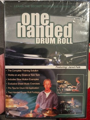 ONE HANDED DRUM ROLL DVD JARED FALK DRUMMING PERFORMANCE INSTRUCTIONAL ...
