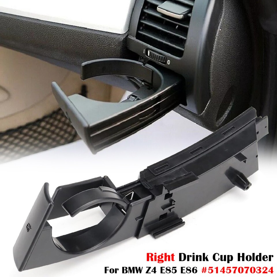 Pair Dashboard Cup Holders Black For BMW Z4 E85 E86 2003-2008 Front ...