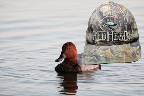 Red Head Camo Duck Hunting Baseball Cap SnapBack | eBay
