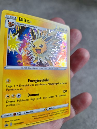 Pokemonkarte Blitza Black Star Promo Schwert und Schild Nr94, Holoswirl HD Swirl | eBay.de