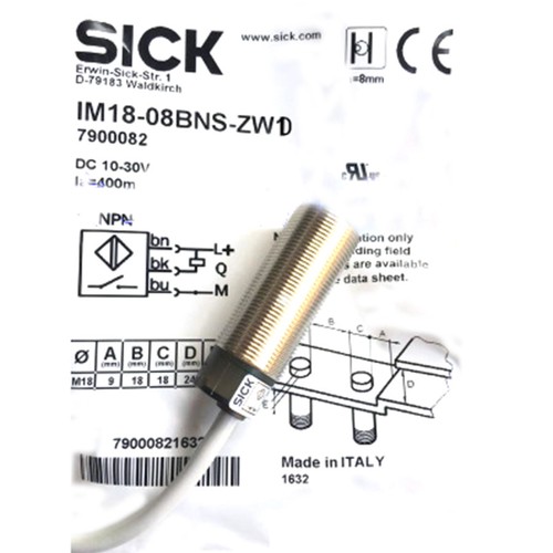 SICK IM18-08NNS-ZWD Cylindrical thread design ,NPN ,New # | eBay