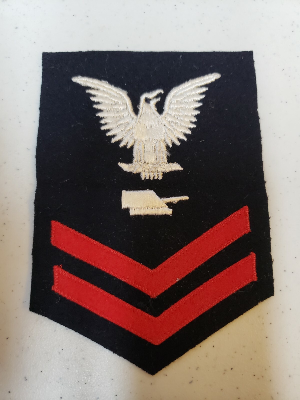 NR924 WW 2 US Navy Rate Blue Turret Captain 2nd class L1A | eBay