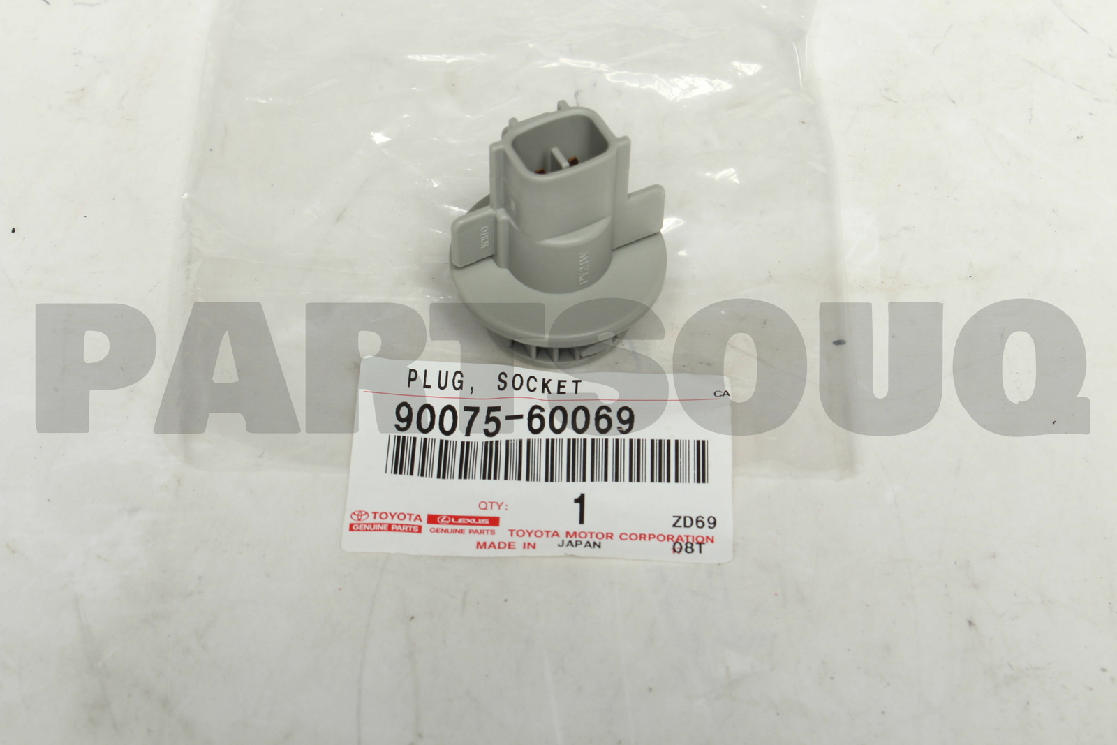 9007560069 Genuine Toyota PLUG ASSY, FRONT TURN SIGNAL LAMP 90075-60069 ...