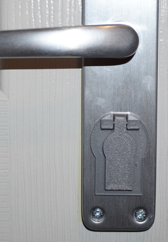 Silver Traditional Keyhole Hinged Cover Draught Excluder | eBay UK