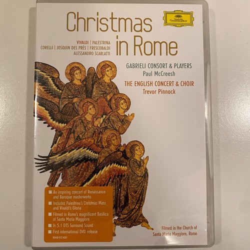 Christmas in Rome - Vivaldi - Trevor Pinnock (DVD) ALL Regions - RARE ...