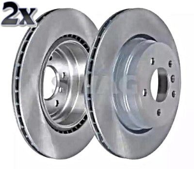 SWAG x2 pcs Brake Disc Rear For BMW X1 E84 E90 E91 E92 E93 04-15 ...