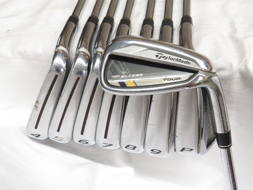 Used Taylormade RBladez Tour Iron Set 4-AW KBS Tour Stiff Flex Steel ...