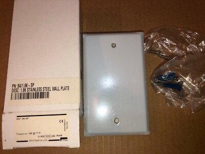 BAPI BA/1.8K-SP 1.8K Thermistor Sensors Stainless Steel Wall Plate | eBay