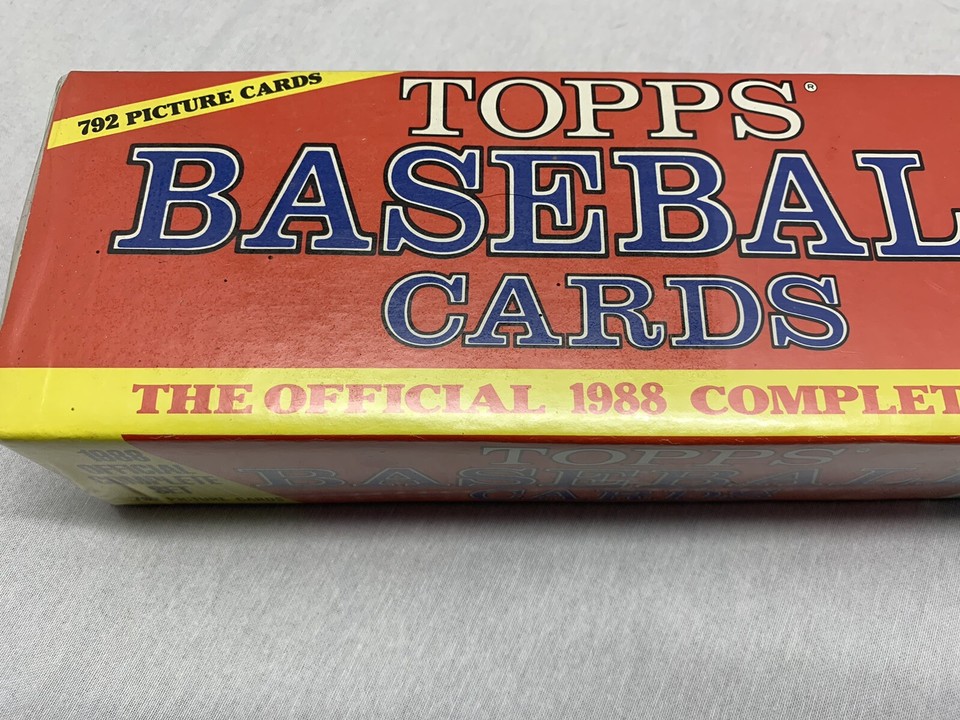 Topps Baseball Cards Factory Sealed 1988 Official Complete Set 792 ...