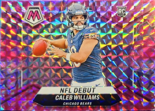 2024 Panini Mosaic - NFL Debut Pink Camo Mosaic Prizm #289 Caleb ...