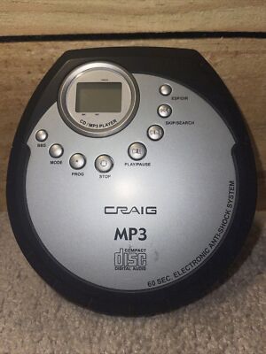 Craig Model CDM2891 CD, MP3 Player Anti-Shock System Not Tested | eBay