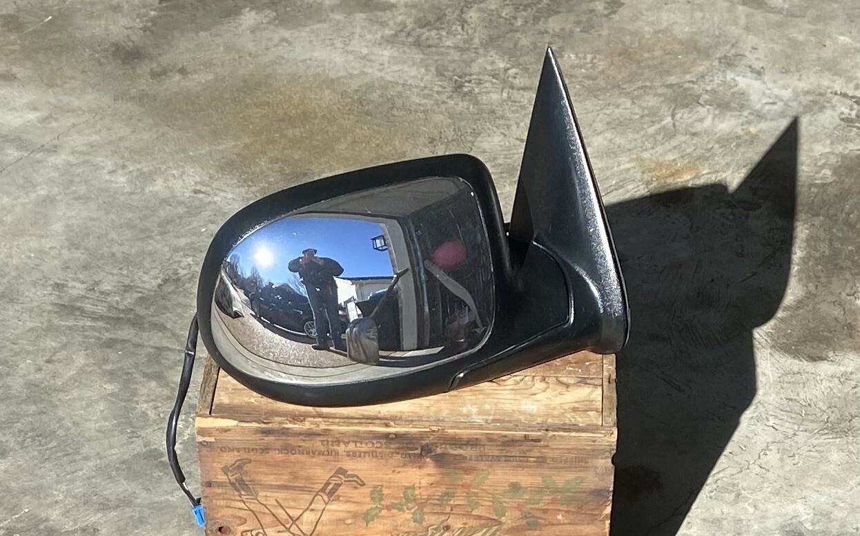 OEM Passenger Right Side Chrome Mirror Power + Heated For 2003-07 Chevy ...