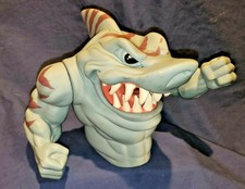 Vintage Mattel Street Sharks Ripster Figure Hand Shark 1994 Puppet ...