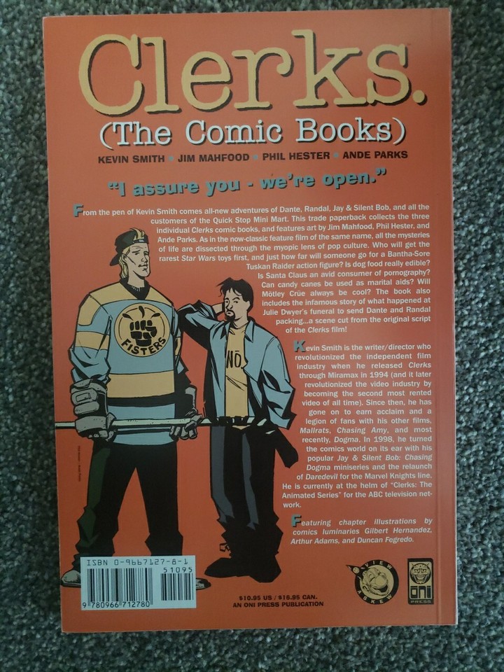 Clerks : The Comic Books by Kevin Smith (2000, Trade Paperback ...