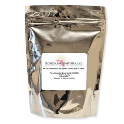 Boric Acid Pure Fine Granular Powder 2 Lb.Create Your own Solution. 100 ...