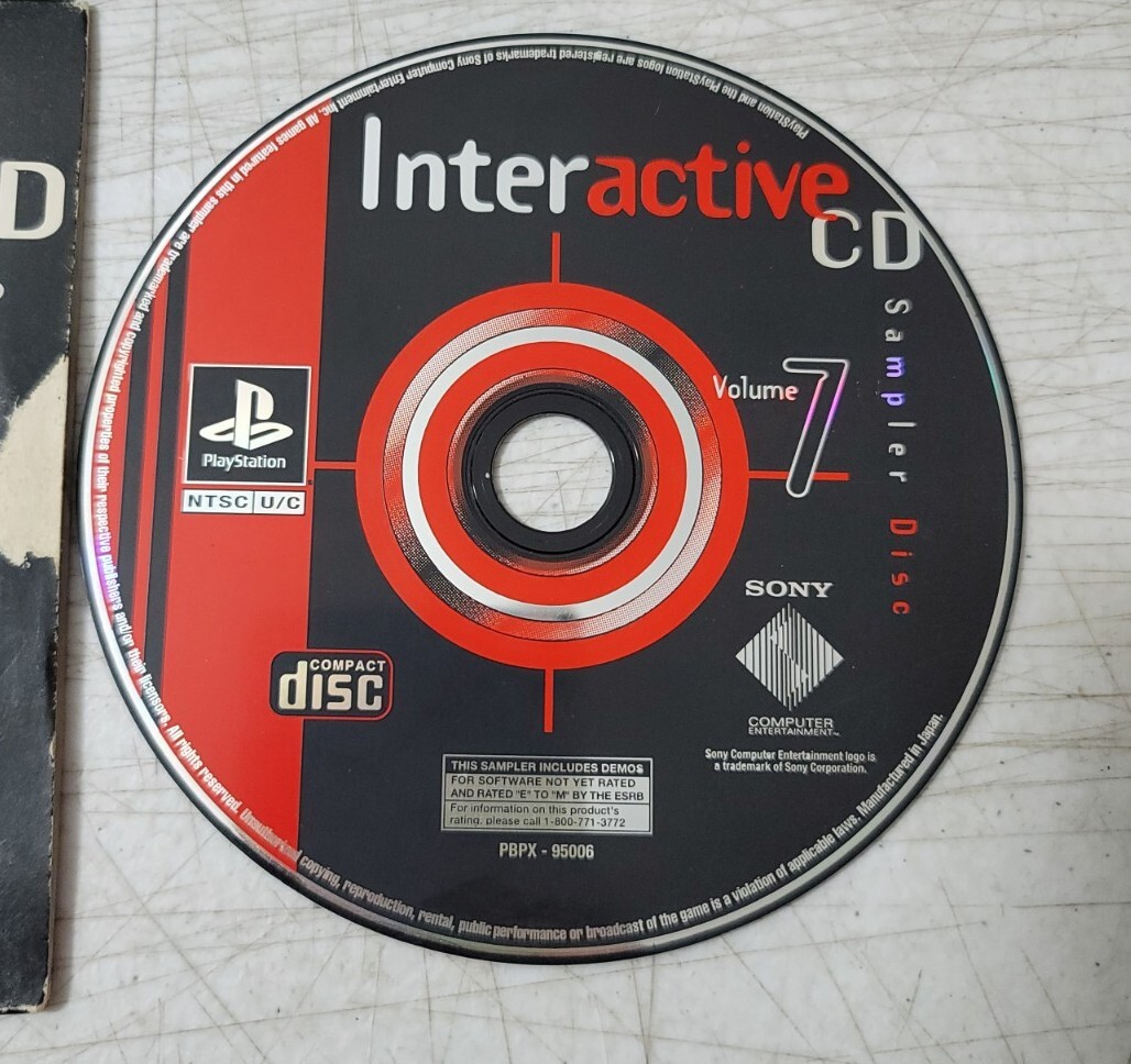 Interactive CD Sampler Pack Volume Vol 7 (Sony PS1 PlayStation) with ...