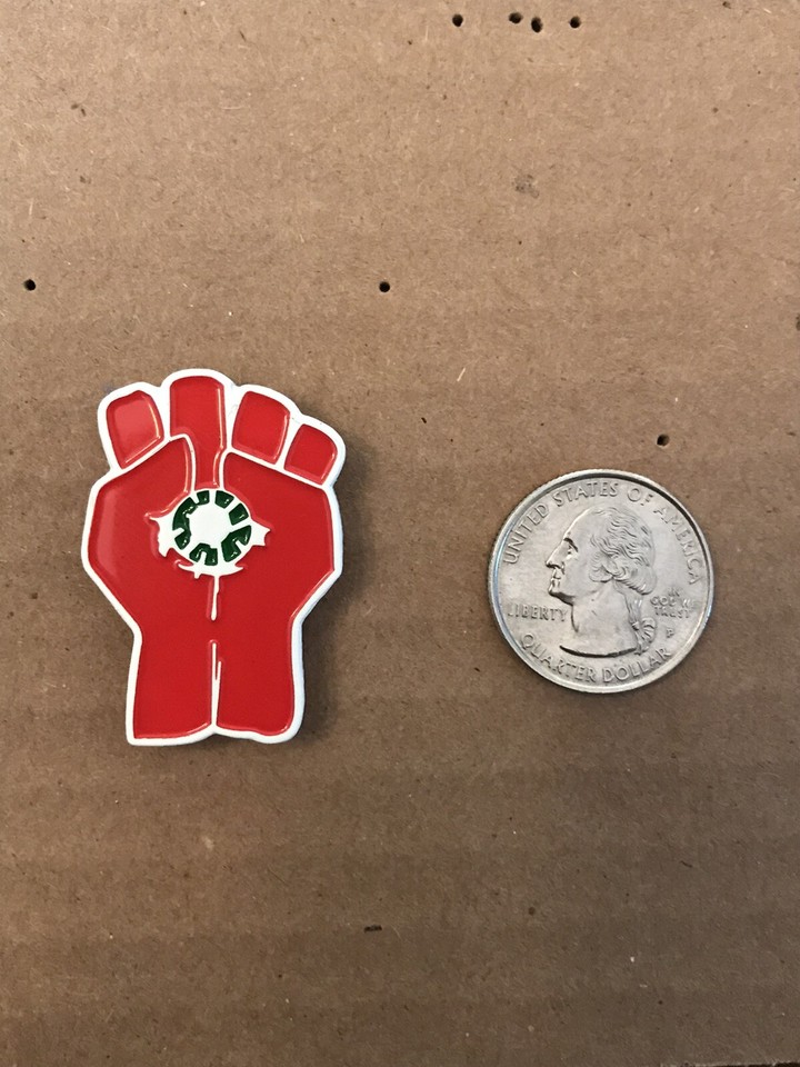 Peyote Fist Hunter S. Thompson Lapel Pin. Steal Your Face. Gonzo ...