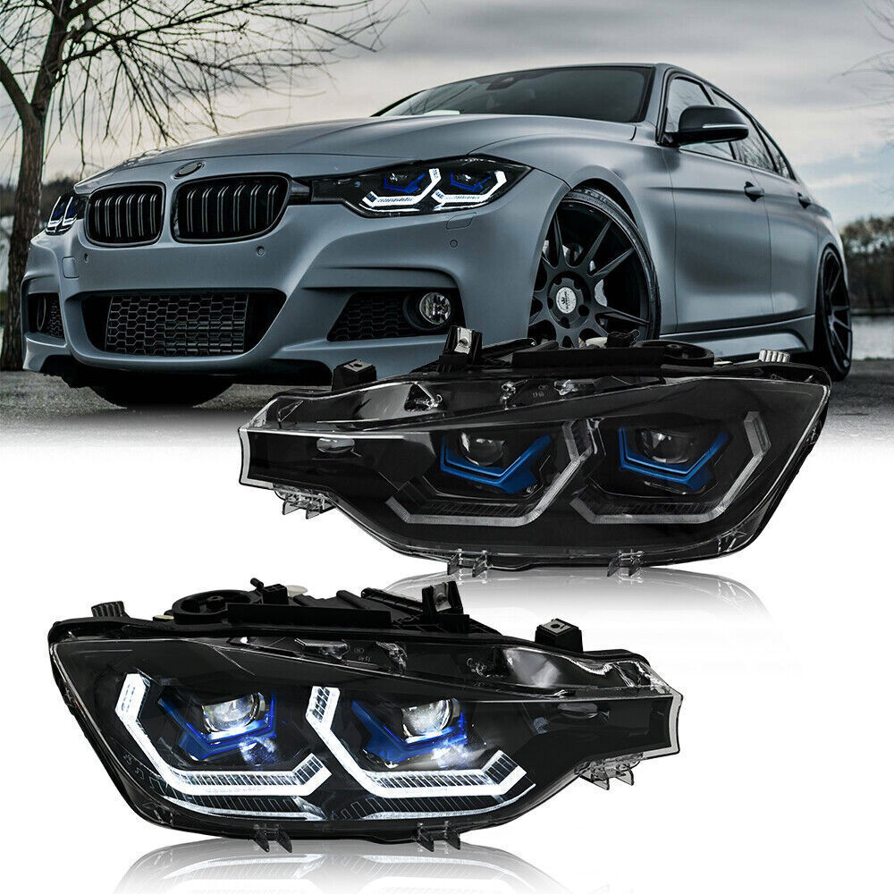 LED Headlights For BMW 3 Series F30 F31 2013-2016 Halogen Xenon LED ...