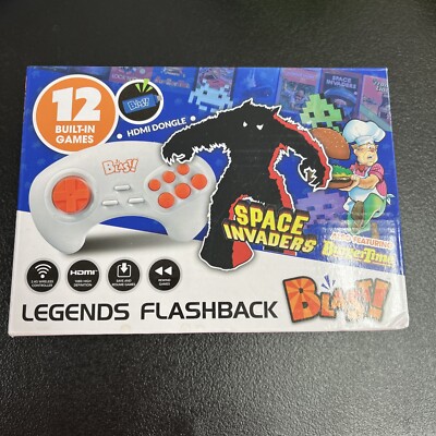 Legends Flashback Blast Video Game Console With 12 Games | eBay