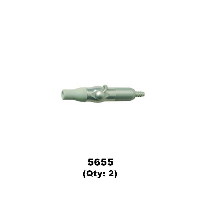 DCI Autoclavable Premium Saliva Ejector w/Anti Suck Back (2 Pack ...