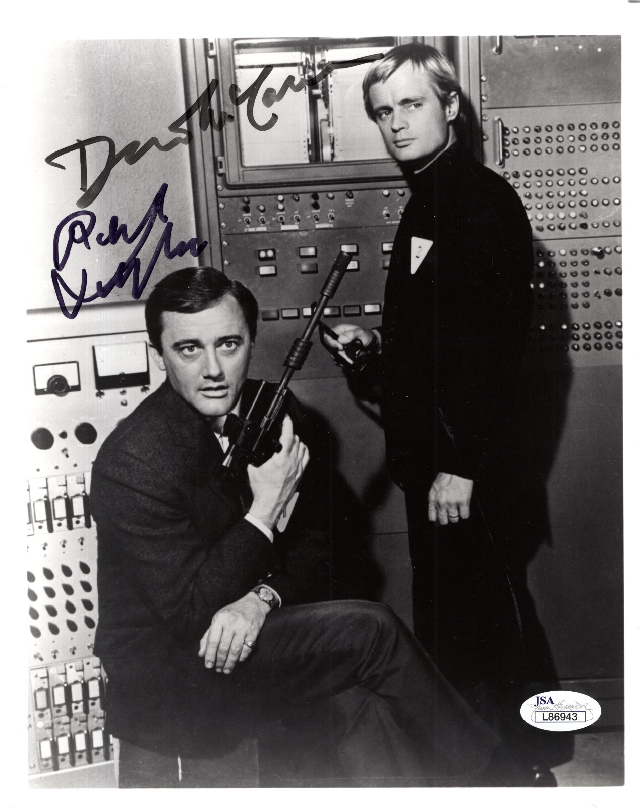 ROBERT VAUGHN+DAVID MCCALLUM SIGNED 8x10 PHOTO MAN FROM UNCLE JSA | eBay