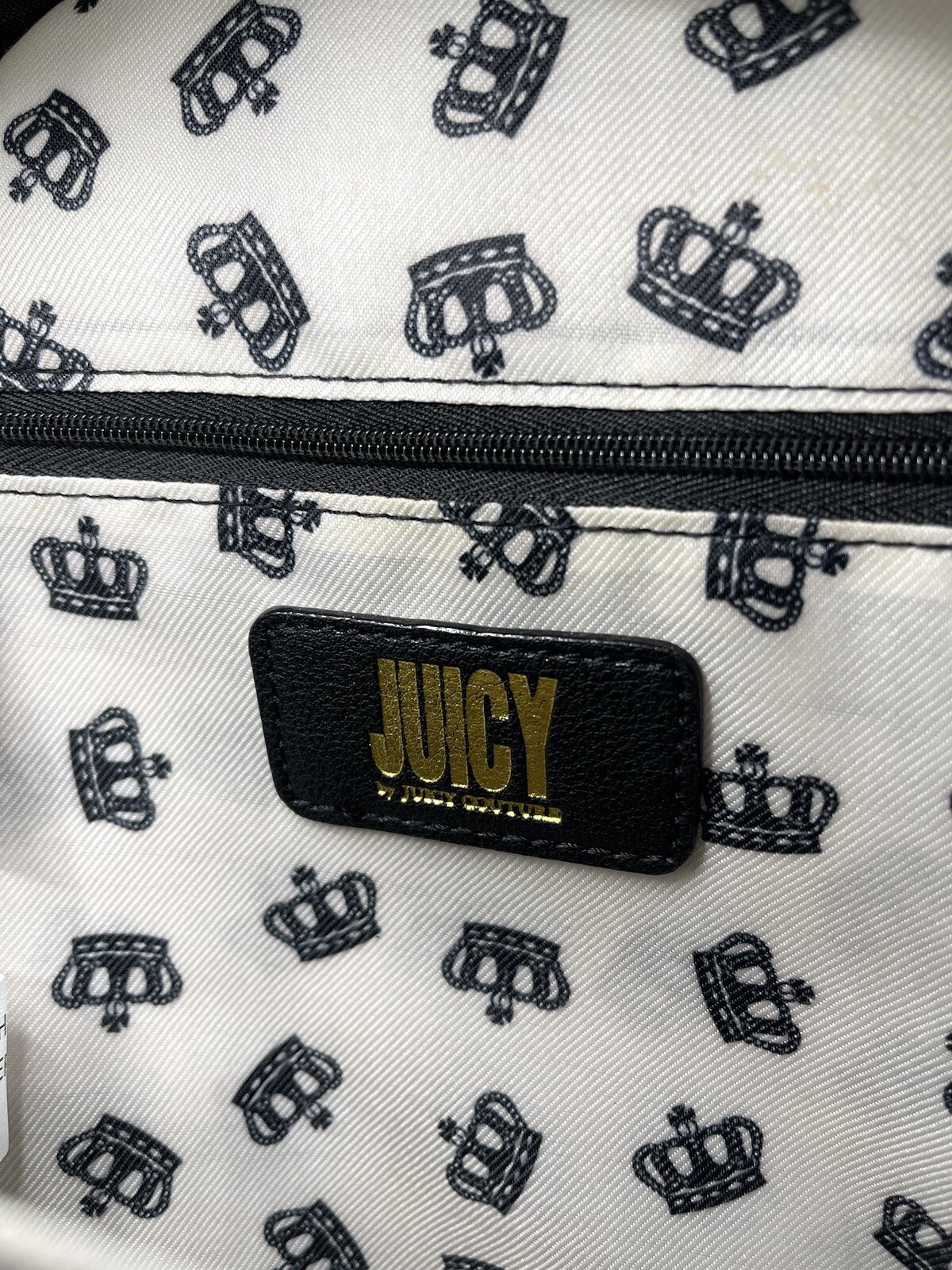 Juicy Couture LOGO Backpack Purple Pink Green Black Shoulder Bag Purse ...