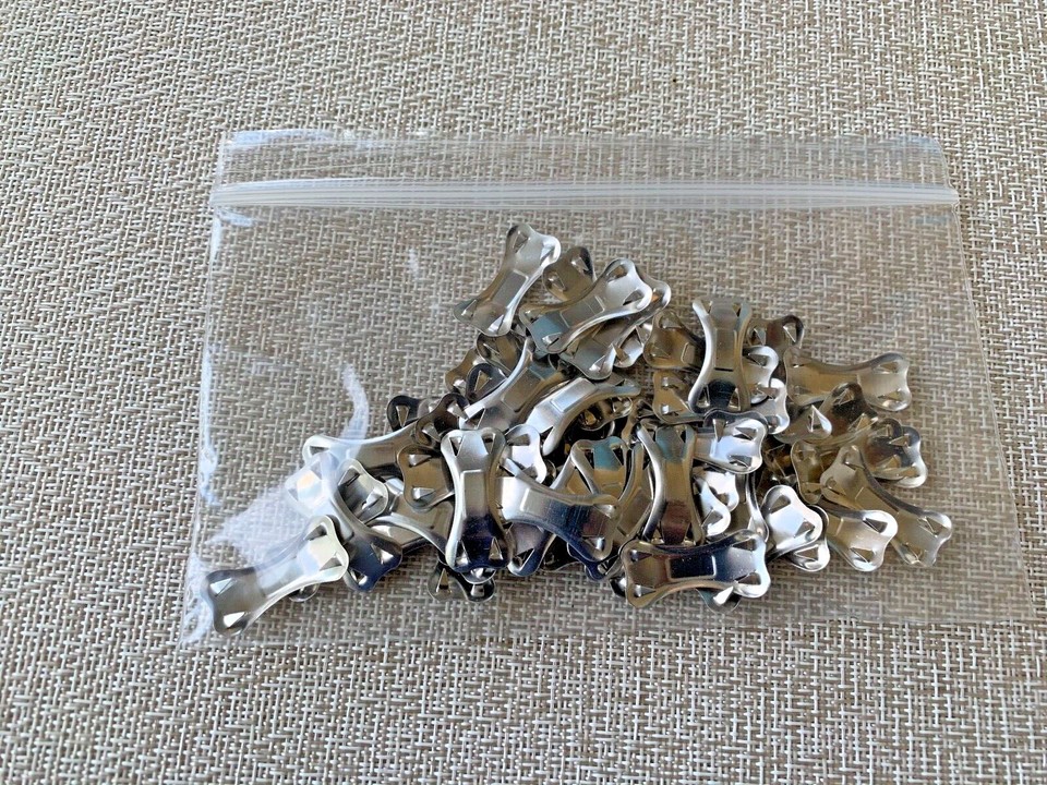 Bandage Wrap Metal Clips - 100 Clips, Spares for BANDAGES Type Body ...