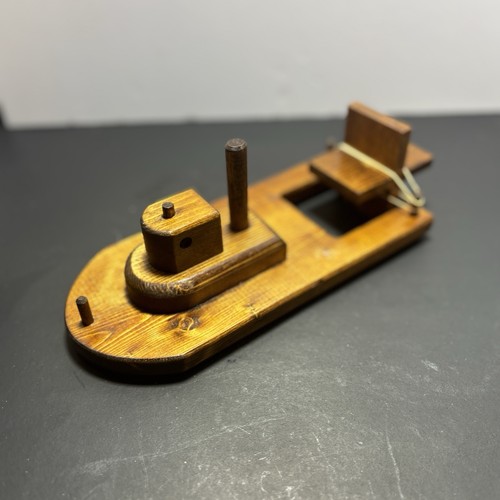 Handmade Wooden Paddle Boat Nautical Lake Wood Office Den Man Cave | eBay