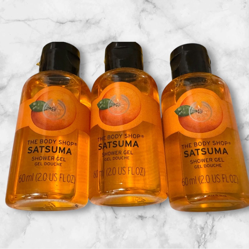 Lot of 13 Discontinued The Body Shop Mini Shower Gel Moringa Satsuma ...