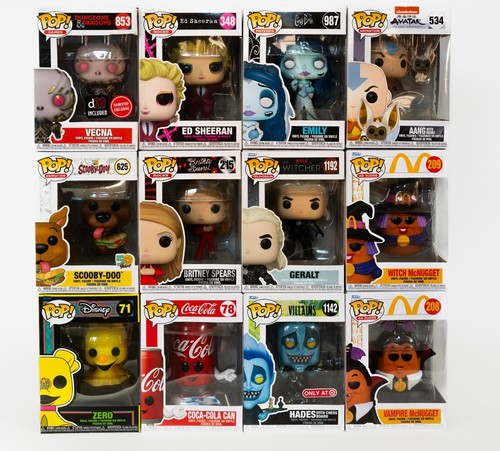 Funko Pop! MISC. LOT OF 12 Random Characters + Themes | eBay