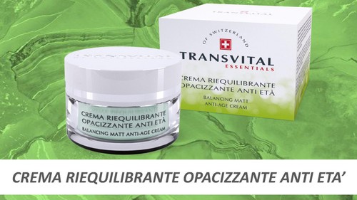 TRANSVITAL ESSENTIALS CREMA RIEQUILIBRANTE OPACIZZANTE ANTI ETA 50ML | eBay