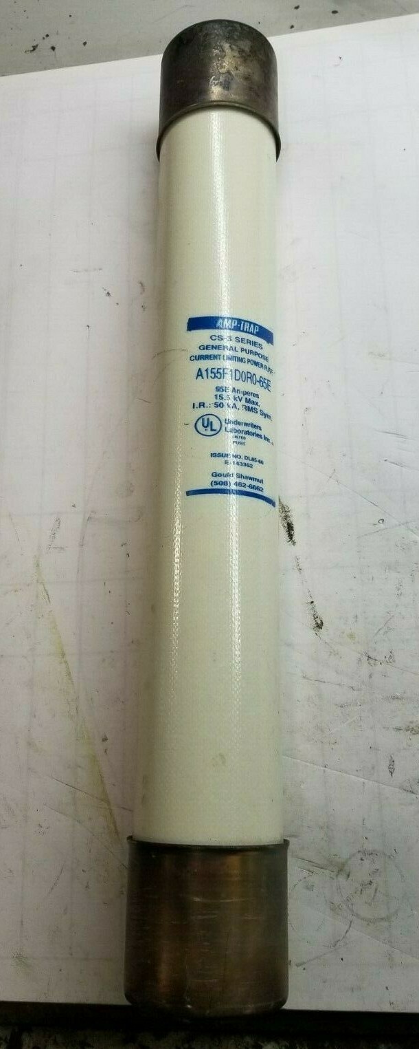 NEW GOULD SHAWMUT 65E AMP CURRENT LIMITING POWER FUSE 15.5 KV ...