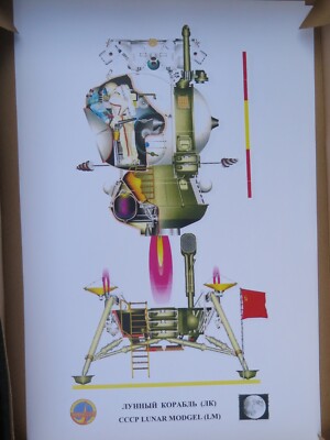 N1 Soviet Lunar Module Diagram | eBay