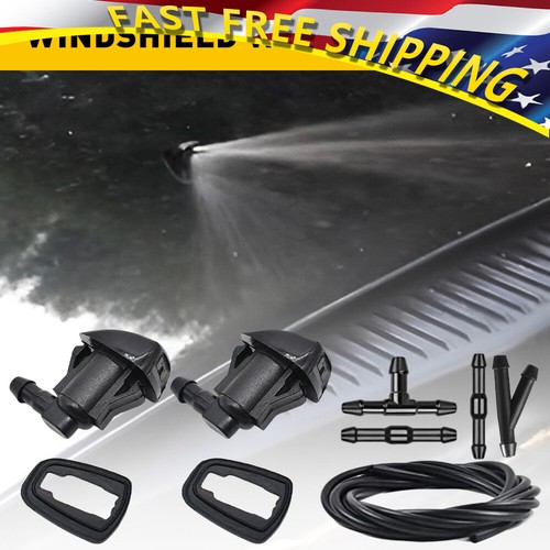 Windscreen 7x Tube Pipe Wiper Hose Washer Jet W/ Connectors Kit For ...