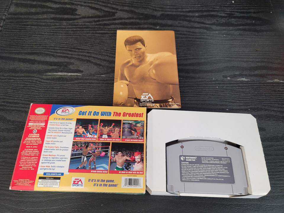 Knockout Kings 2000 N64 Complete In Box CIB Near Mint Shape Nintendo 64 ...