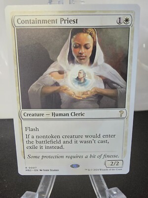 Containment Priest (White Border) - 0007 - MB2 - NM - MINT - MTG | eBay