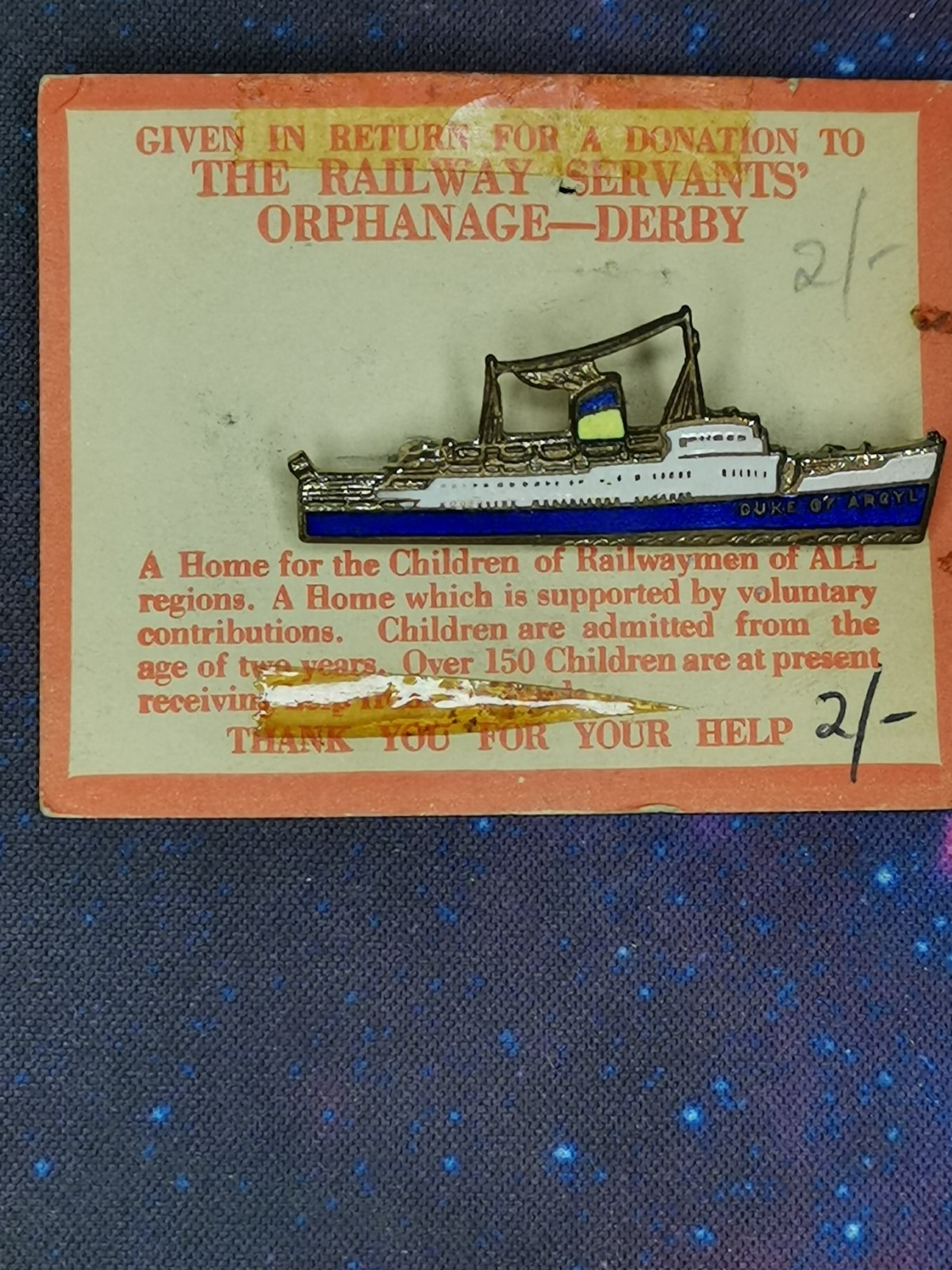 Duke of Rothesay Ship Vintage The Railway Servants Orphanage on ...