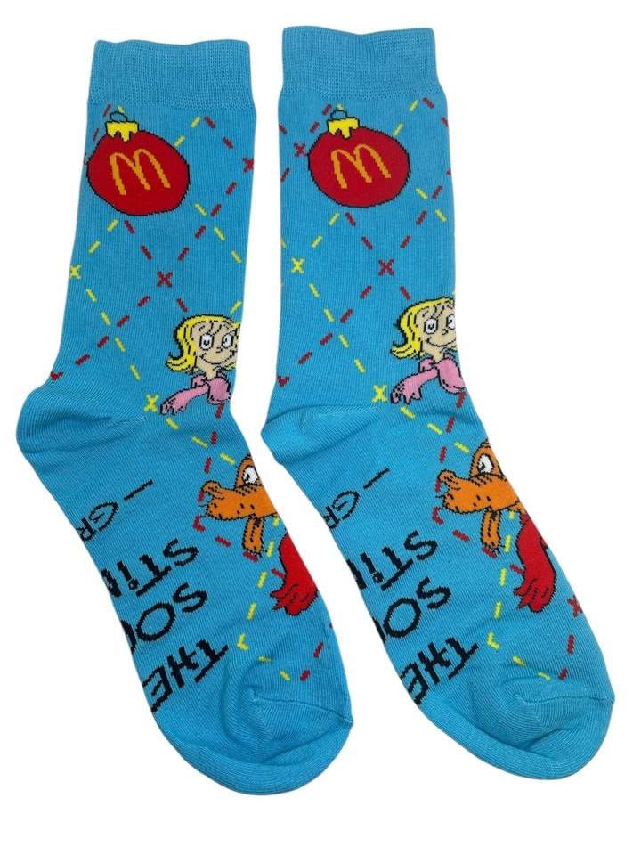 McDonald’s Grinch Meal Socks Limited Edition BLUE Socks 2025 Opened New ...