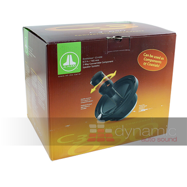 JL Audio C3-650 C3 Series 6-1/2" 2-Way Convertible Component / Coaxial ...