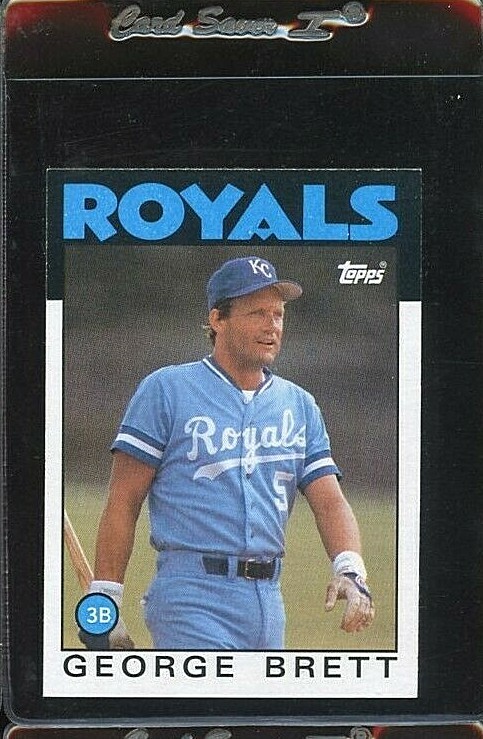1986 TOPPS #300 GEORGE BRETT HOF KANSAS CITY ROYALS | eBay