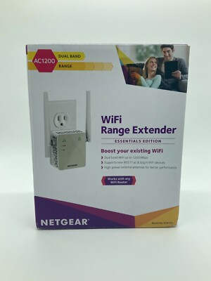 NETGEAR AC 1200 EX6120100NAS Wi-Fi Range Extender 606449110494 | eBay
