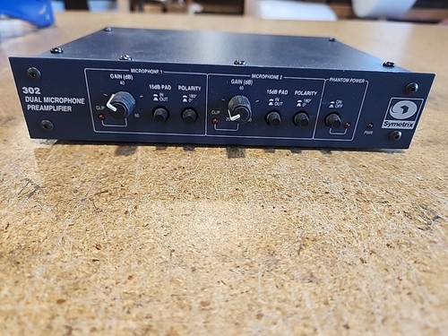 Symetrix 302 Dual Channel Microphone Preamplifier *UNTESTED* | eBay