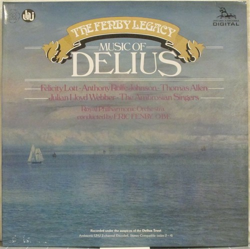 Music Of DELIUS: Fenby Legacy 2LP Julian L Webber/Ambrosian Singers ...