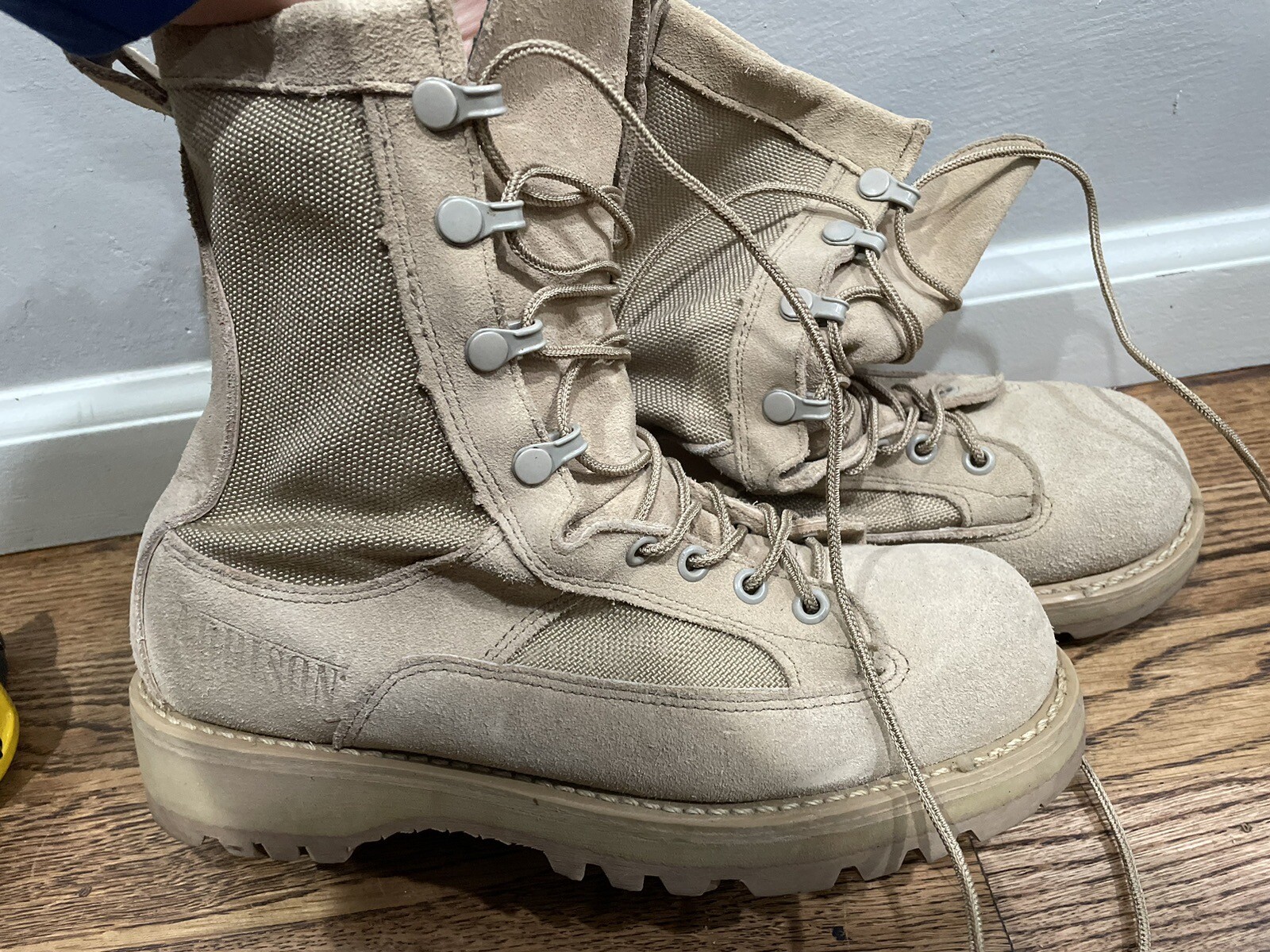 Pair of Addison Gore Tex Vibram Sole Army Military Bo… - Gem