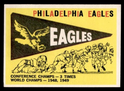 1959 Topps Football #83 Philadelphia Eagles Pennant EX *e2 | eBay