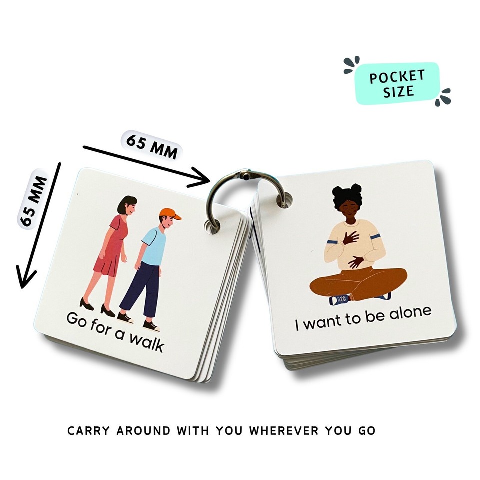 Communication Cards, Feelings Cards, Needs Routine, ADHD Autism, Speech ...