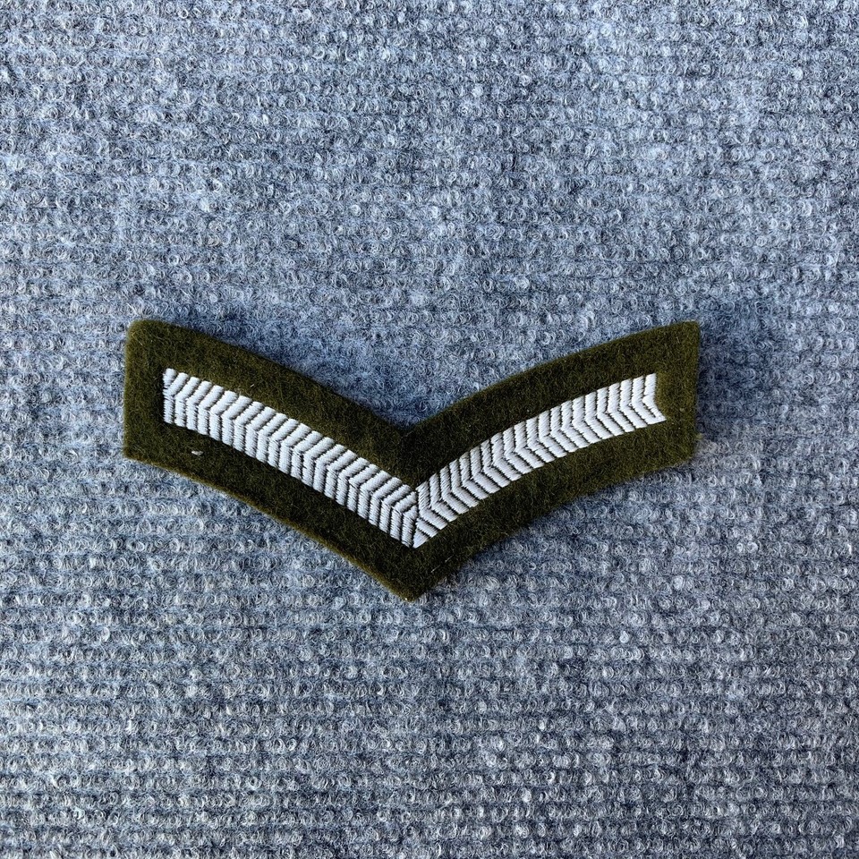 Khaki Rank Stripe Chevrons Lance Corporal, Staff Sergeant, British Army ...