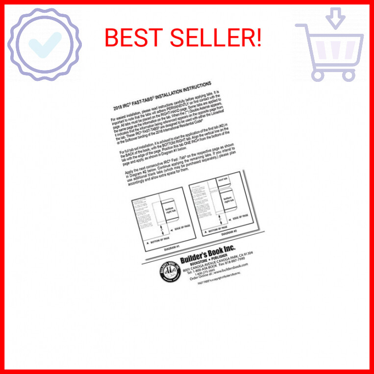 2018 International Residential Code (IRC) Fast Tabs | eBay