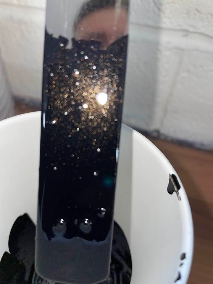 Aerosol spray can SPARKLE black pearl Solvent Basecoat Paint high ...