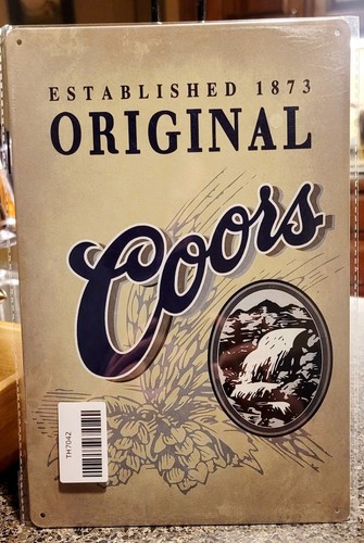Coors Original Beer Metal Decorative Sign 8x12 Inches In Size New | eBay